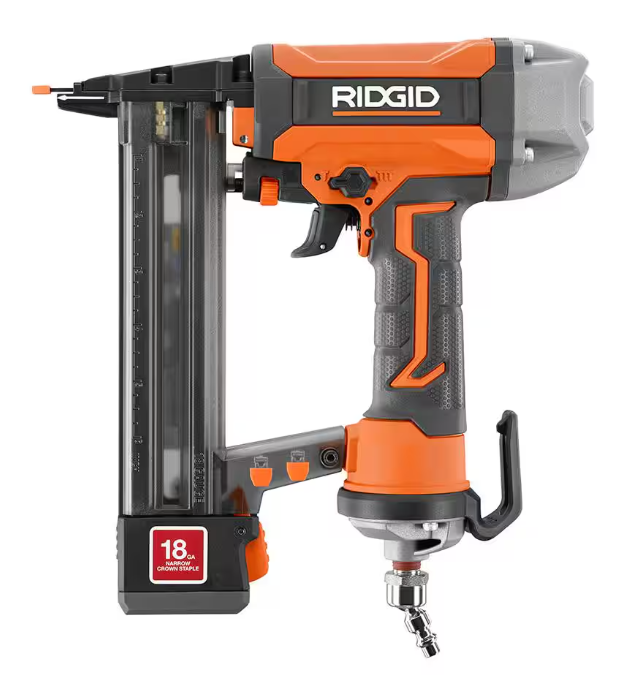 Air Powered Finish Stapler - 18 Gauge 1.5 Inch Straight – Guyton Tool ...